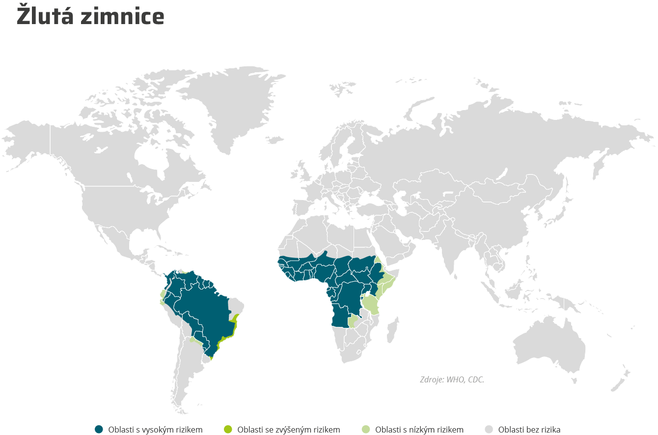 Žlutá zimnice - popis, příznaky, léčba, očkování, zdroj nákazy